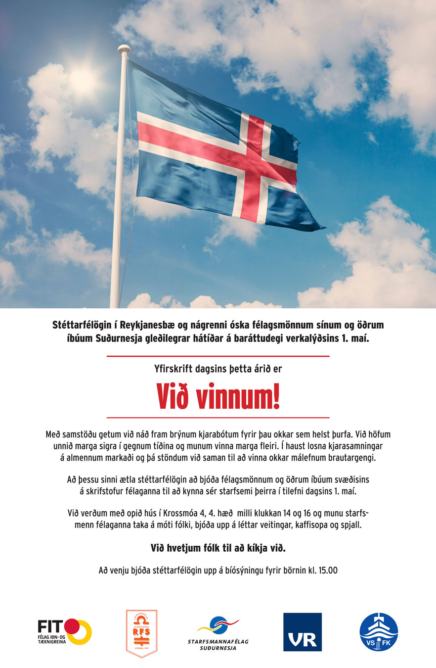 1. maí - Verkalýðs- og sjómannafélag Keflavíkur og nágrennis